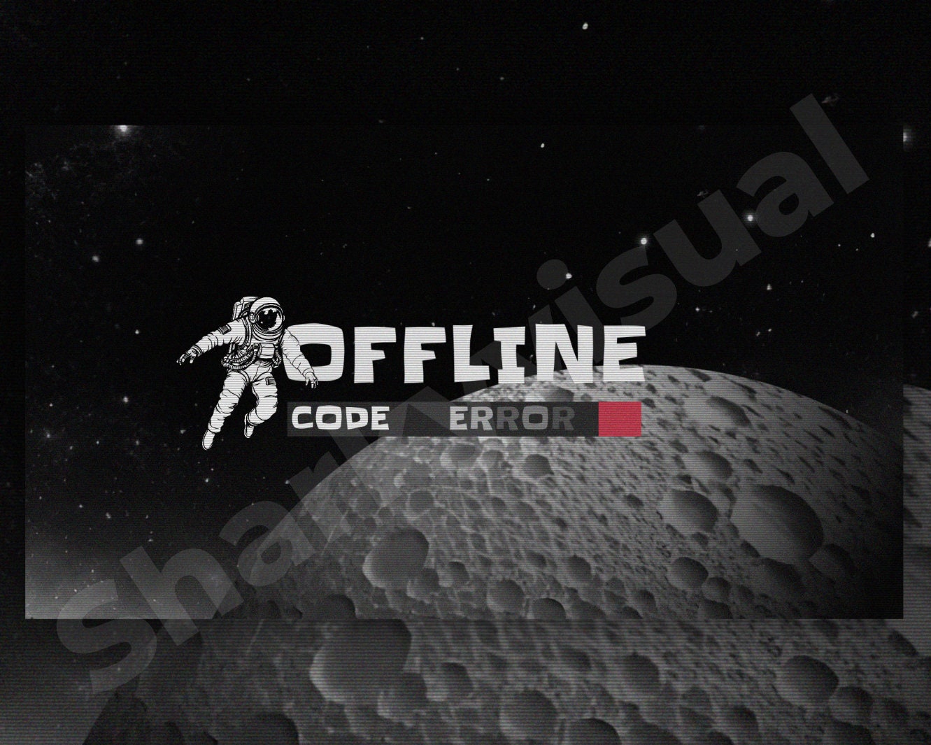 The Lunar Galaxy Animated Stream Overlay in the Space Stream Overlay ...