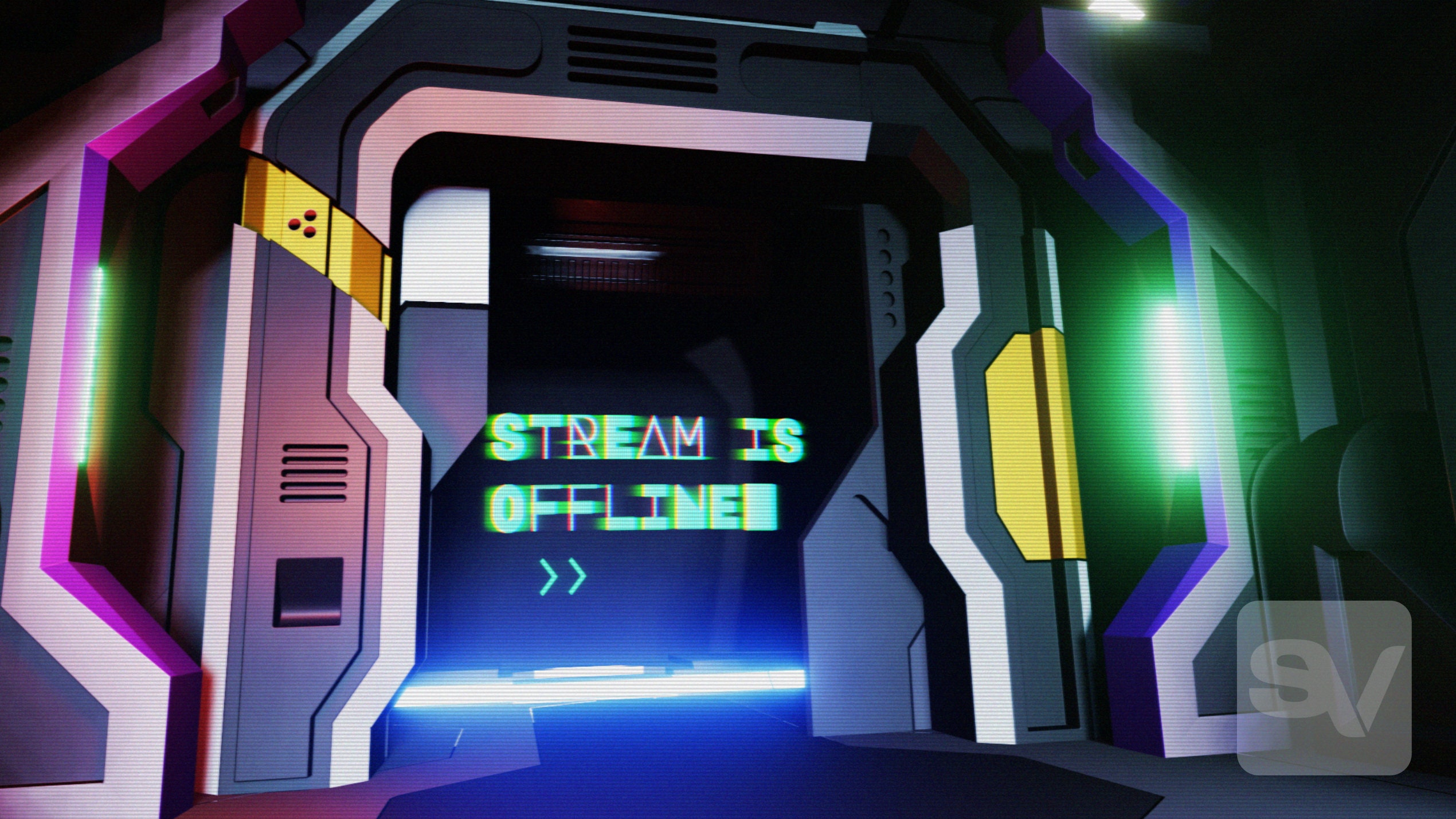 Magic Hallway Animated Screens, Twitch Youtube Facebook Screens ...