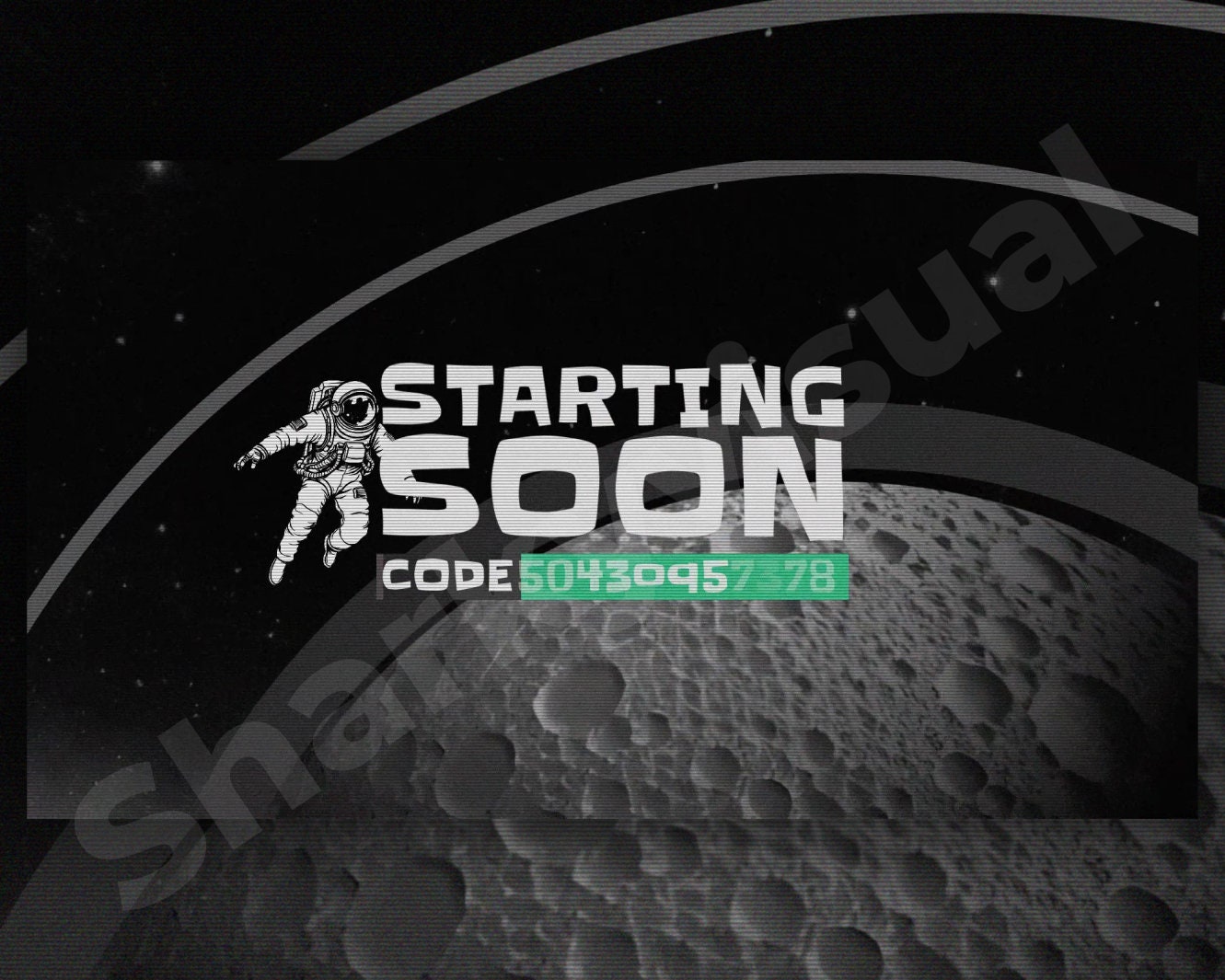 The Lunar Galaxy Animated Stream Overlay in the Space Stream Overlay ...