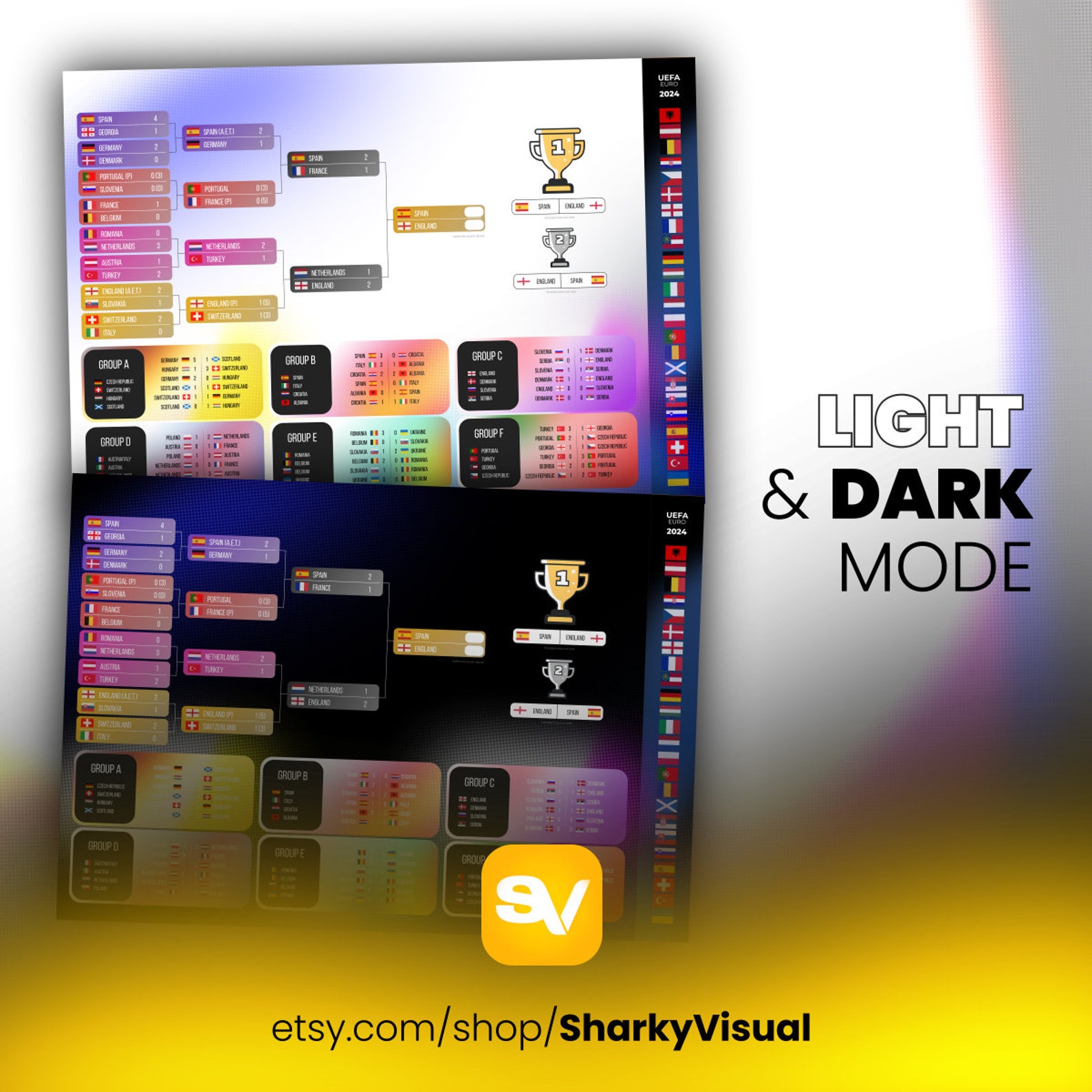 Euro 2024 Football Wall Chart, Printable Euros Tournament Wall Planner ...