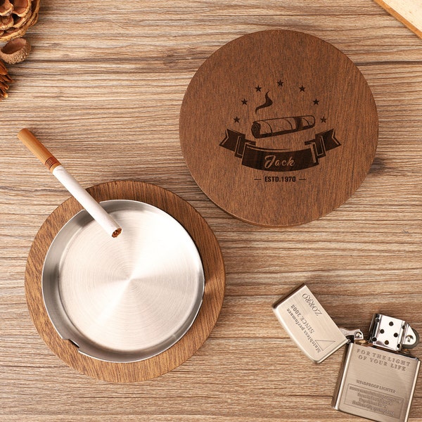 Wooden Ashtray - Etsy