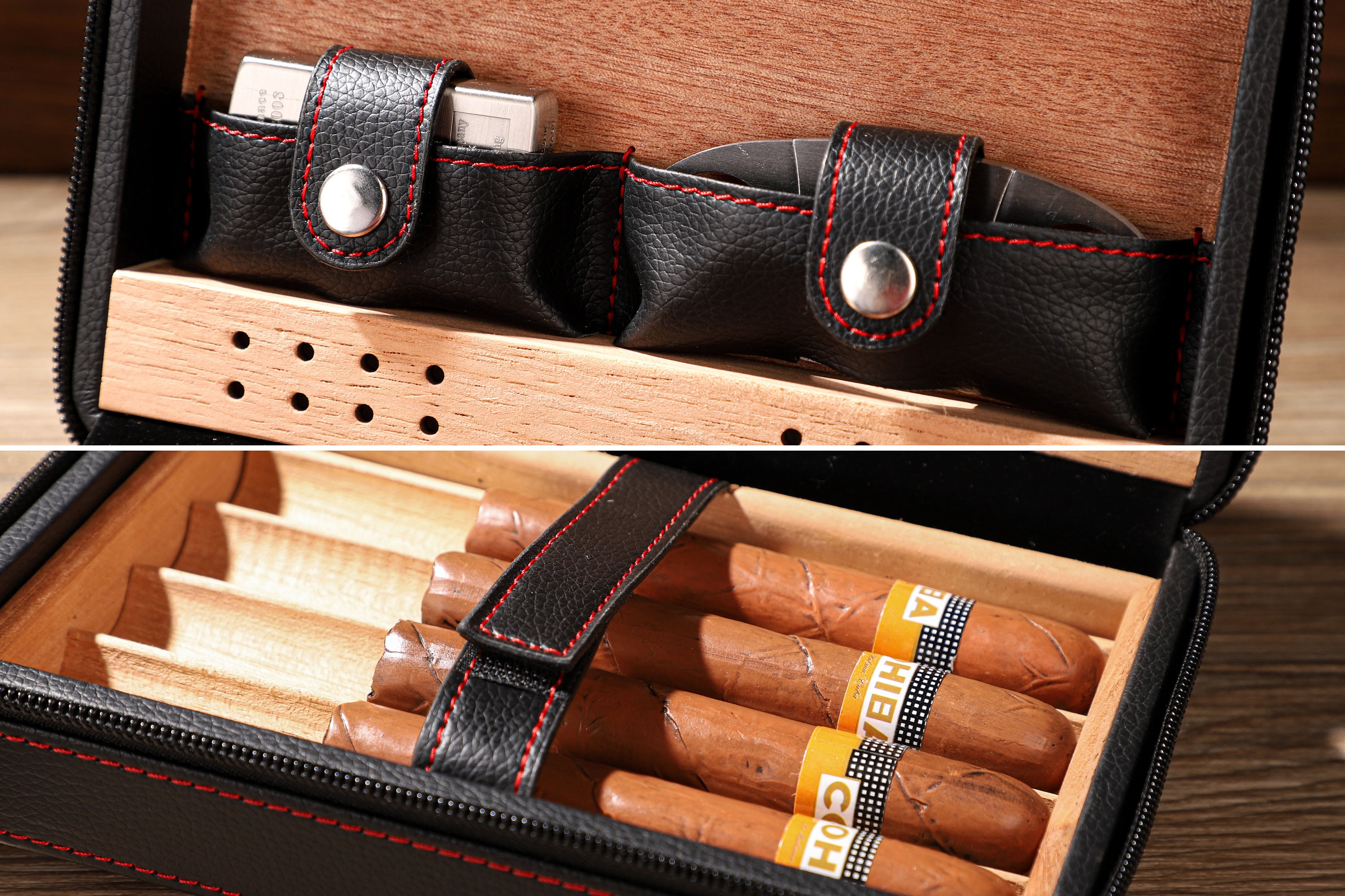 Custom Cigar Case Humidor Box Case Personalized Travel Cigar - Etsy