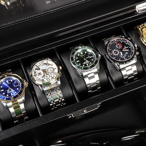 Watch Box for Men, Custom Watch Case, Groomsman Gift, Best Man Gift ...