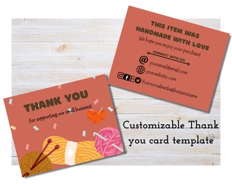 Yarn Thank You - Etsy