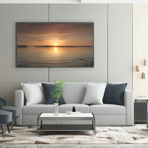 Printable Sunset Poster, Sunset and Sea, Downloadable Poster - Etsy