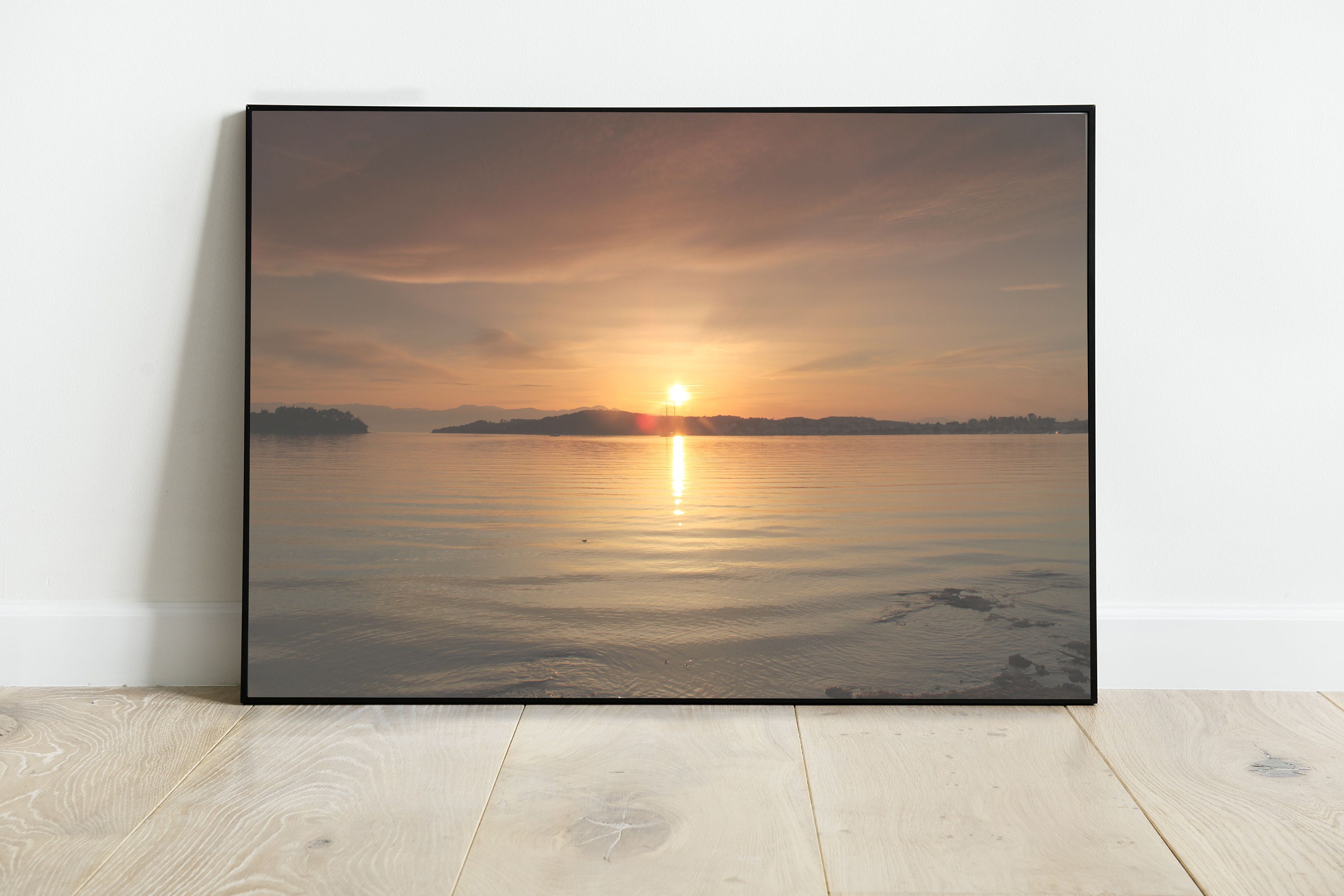 Printable Sunset Poster, Sunset and Sea, Downloadable Poster - Etsy