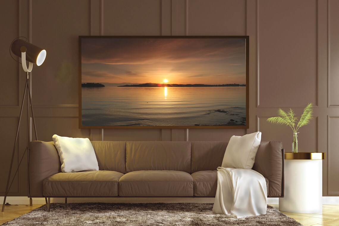 Printable Sunset Poster, Sunset and Sea, Downloadable Poster - Etsy