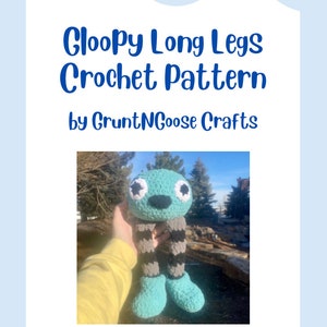 Alien Crochet Pattern, Monster Crochet Pattern, Long Legs Alien Crochet ...