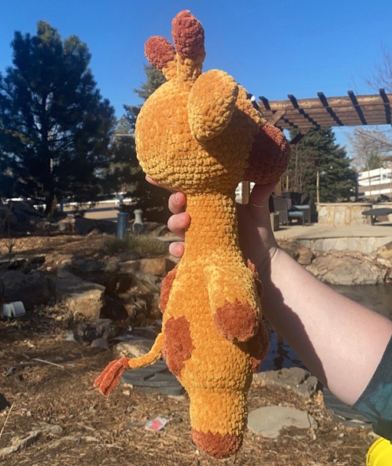 Custom Crochet Giant Giraffe Plush, Giraffe Lover Gift, Animal Lover ...