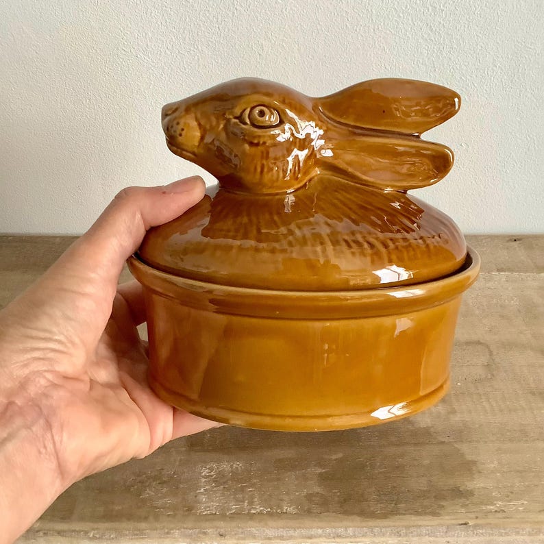 Ceramic Rabbit Terrine Made in Italy - Etsy
