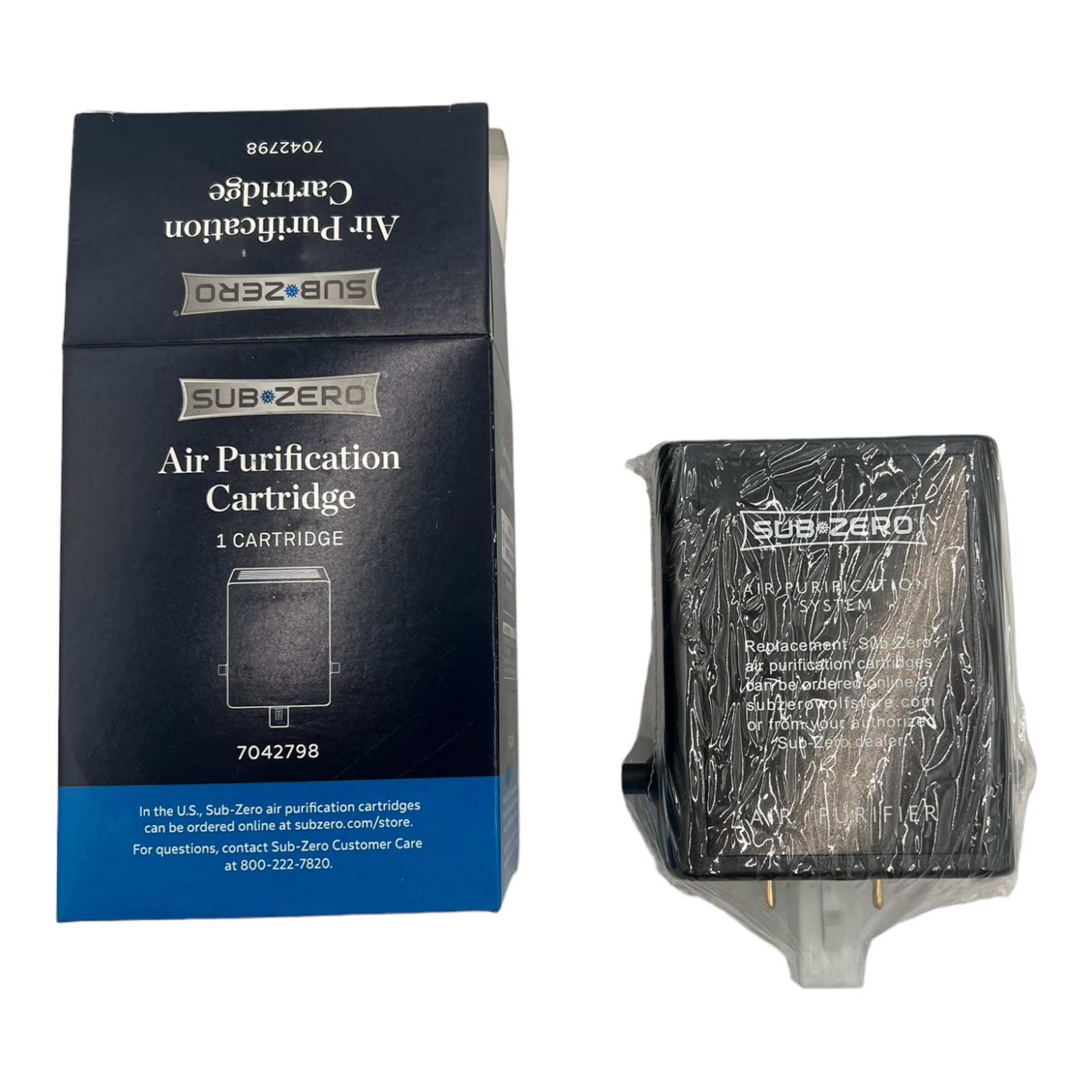 Sub-zero 7007067 7042798 Refrigerator Cartridge Air Filter Purification ...