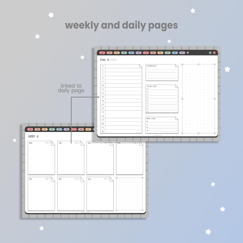 2026 Digital Planner | Cute Notepad for Goodnotes, Notability (ipad ...
