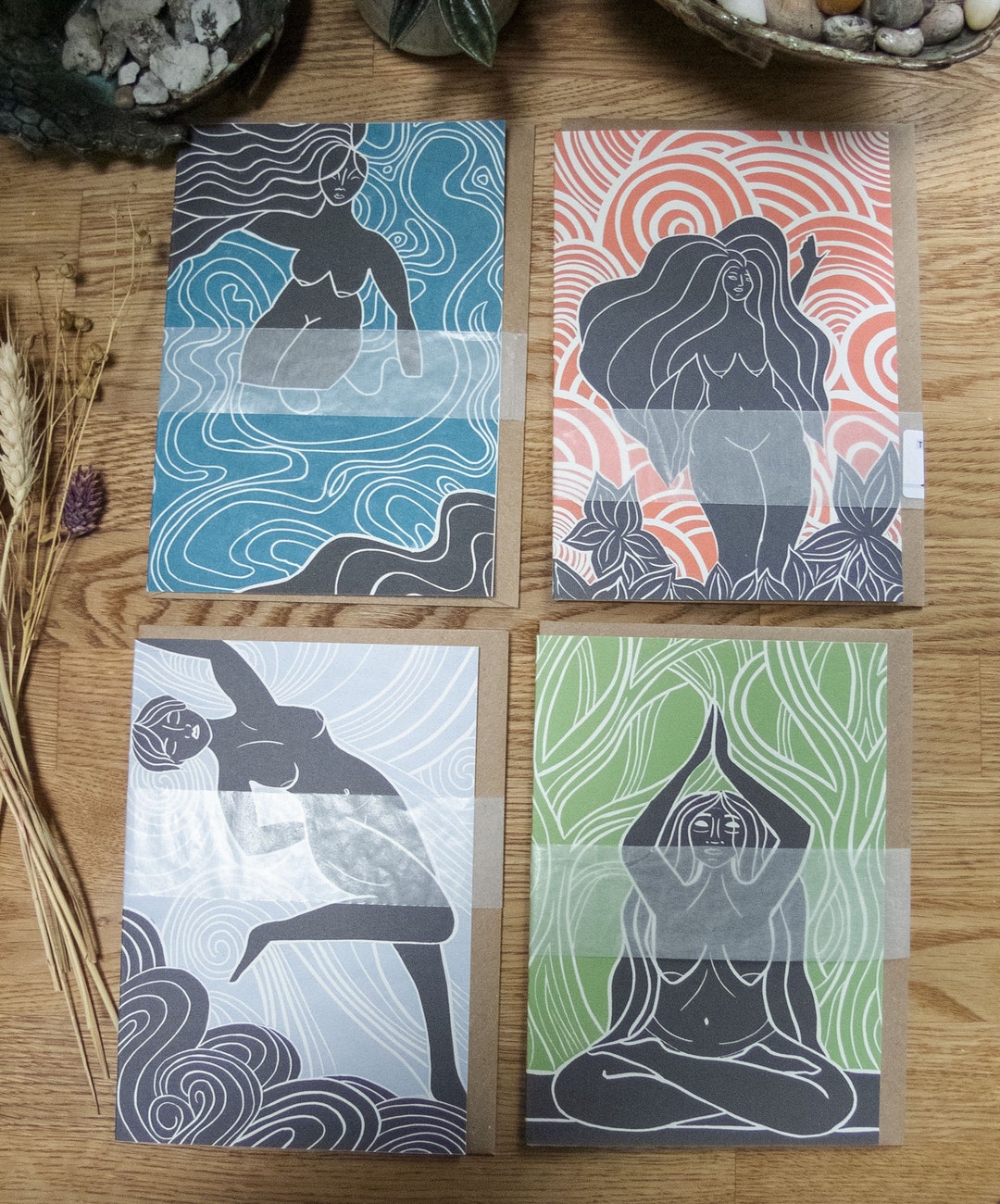 Multipack of Divine Goddess Greeting Cards |3, 5 and 10 Packs ...