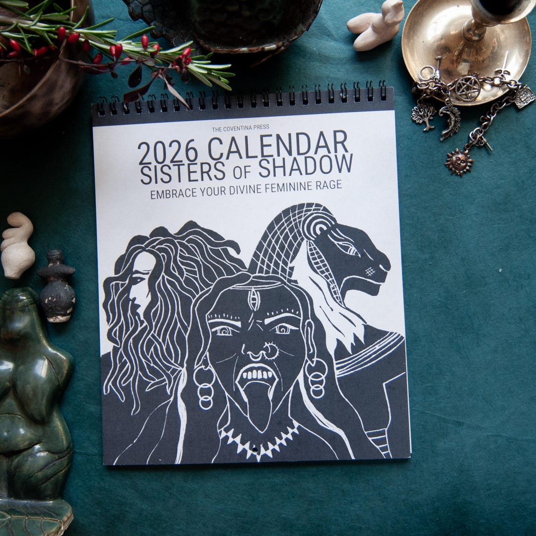 NEW Calendar 2026 Sisters of Shadow - Dark Goddess Guide Shadow Self ...