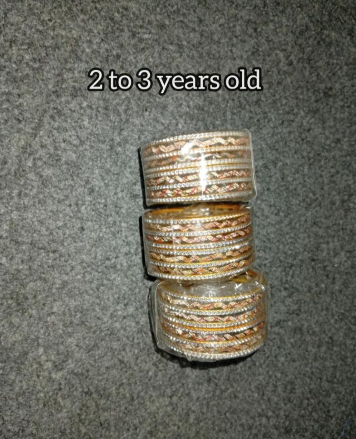 Pack of 39 Kids Metal Bangles Set: Pakistani Indian Churiyan - Diwali ...