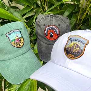 Custom National Parks Hat,us National,park Gifts,national Parks,camping ...