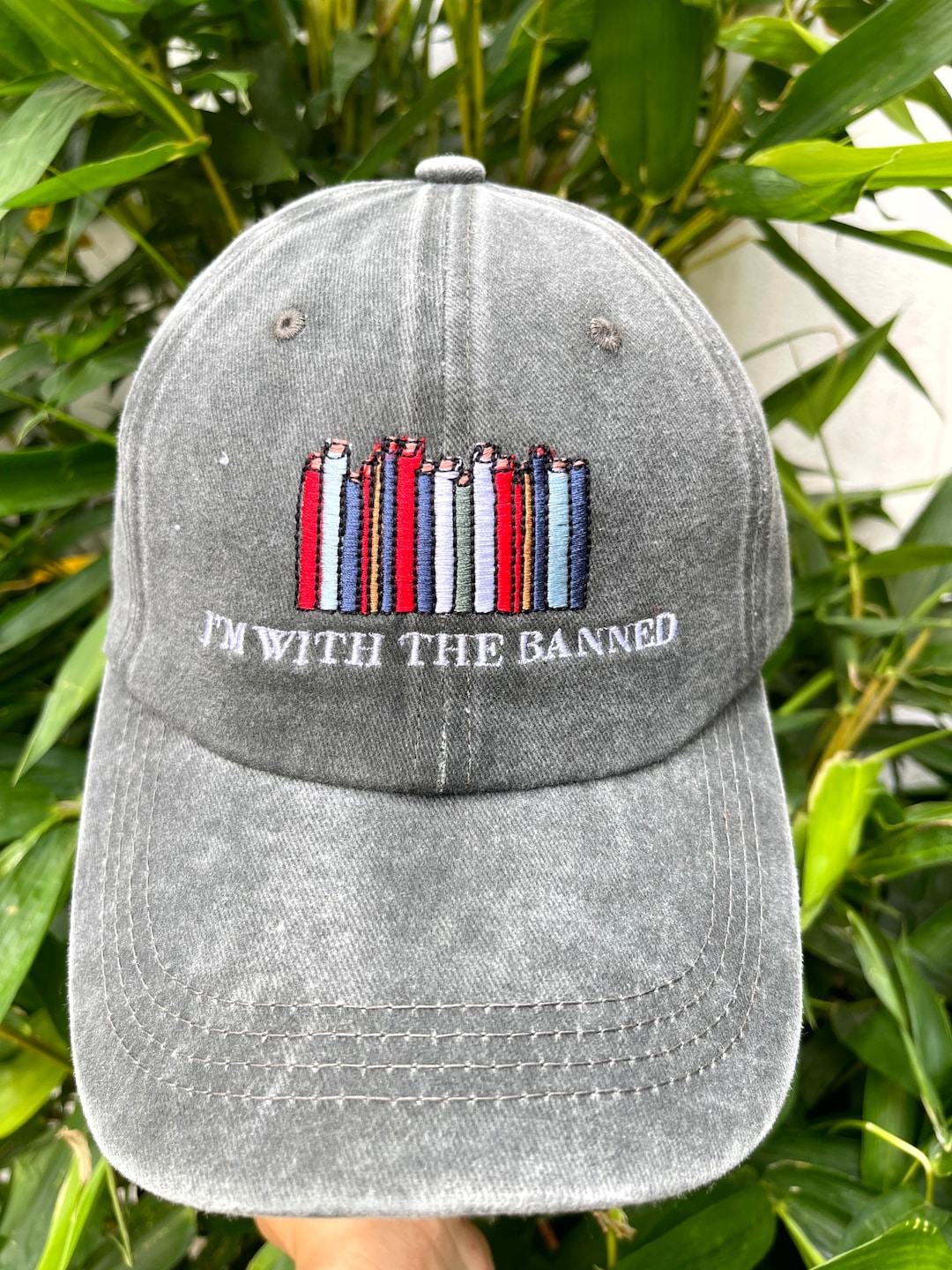 I'm With the Banned Hat, Reading Gift for Her, Book Lovers Hat,hat ...