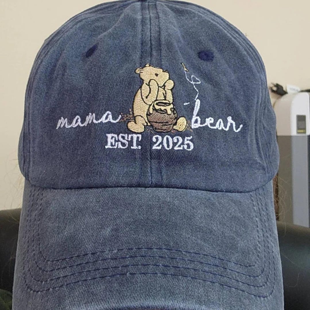 Mama Bear Hat, Custom Mama Hat, Mama Embroidered Hat, Mothers Day Gift ...