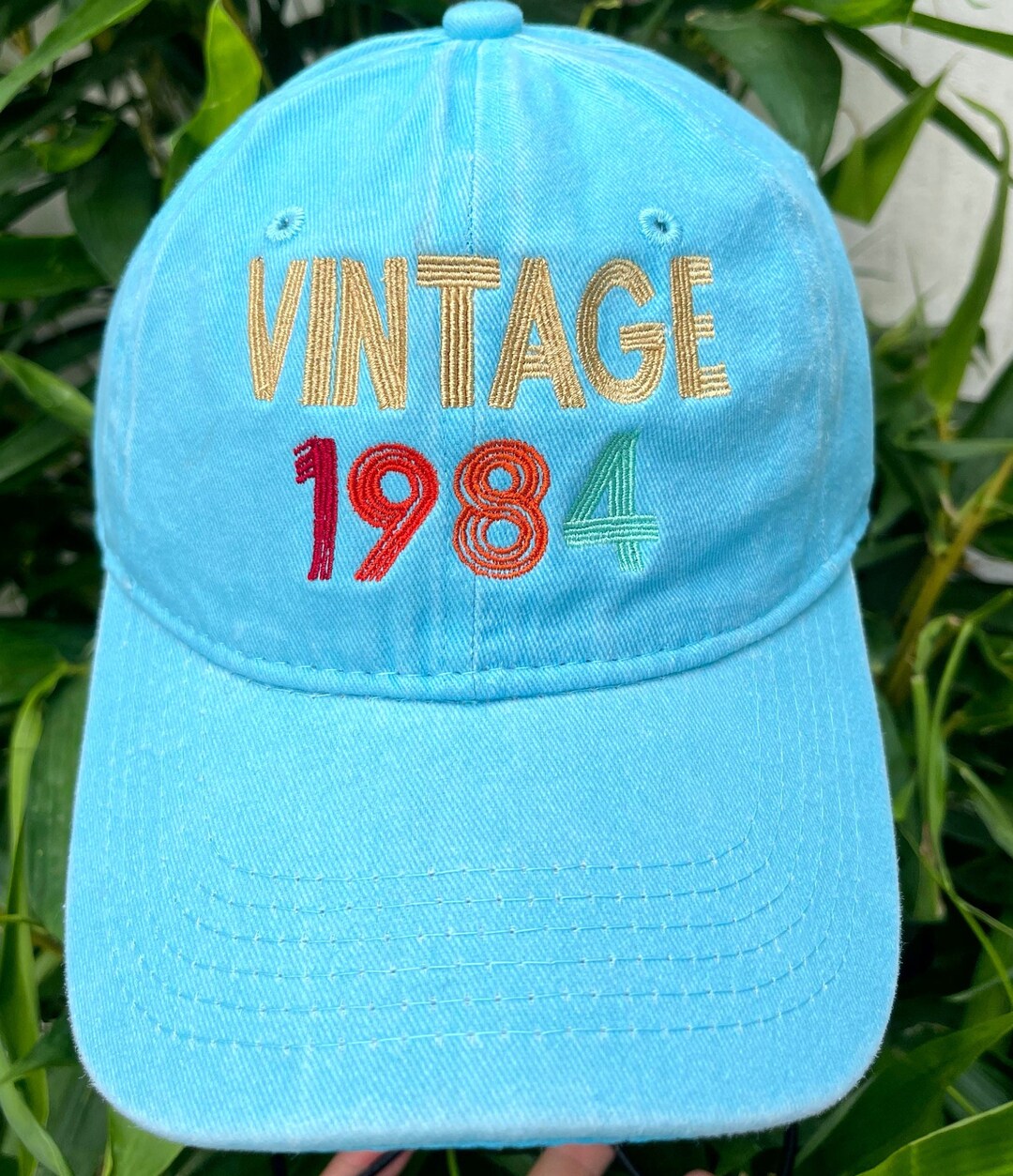 Custom Any Year Birthday Embroidered Vintage Hat, 40th Birthday Gift ...