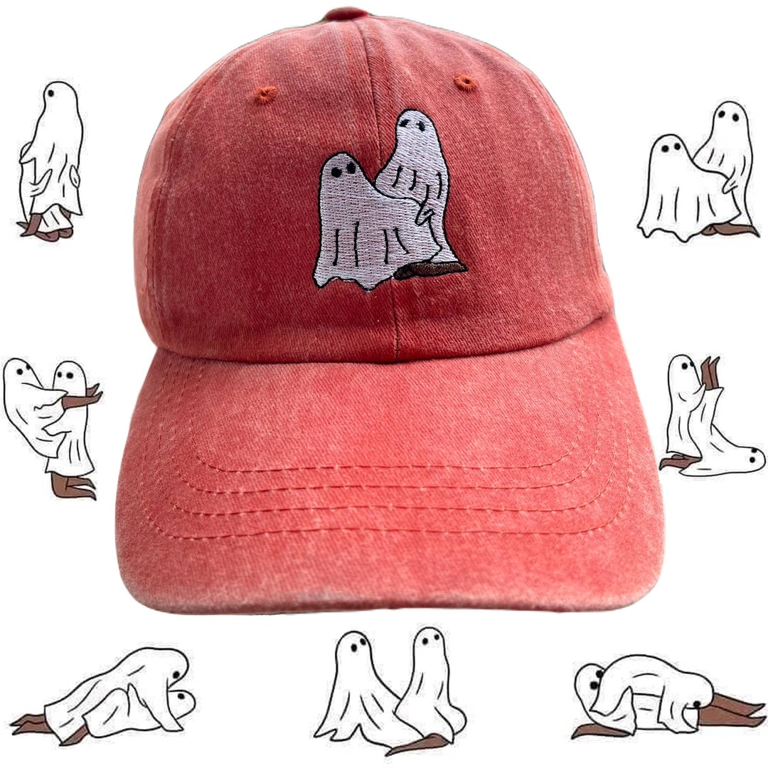 Halloween Hat, Custom Funny Ghost Hat, Embroidered Halloween Hats ...