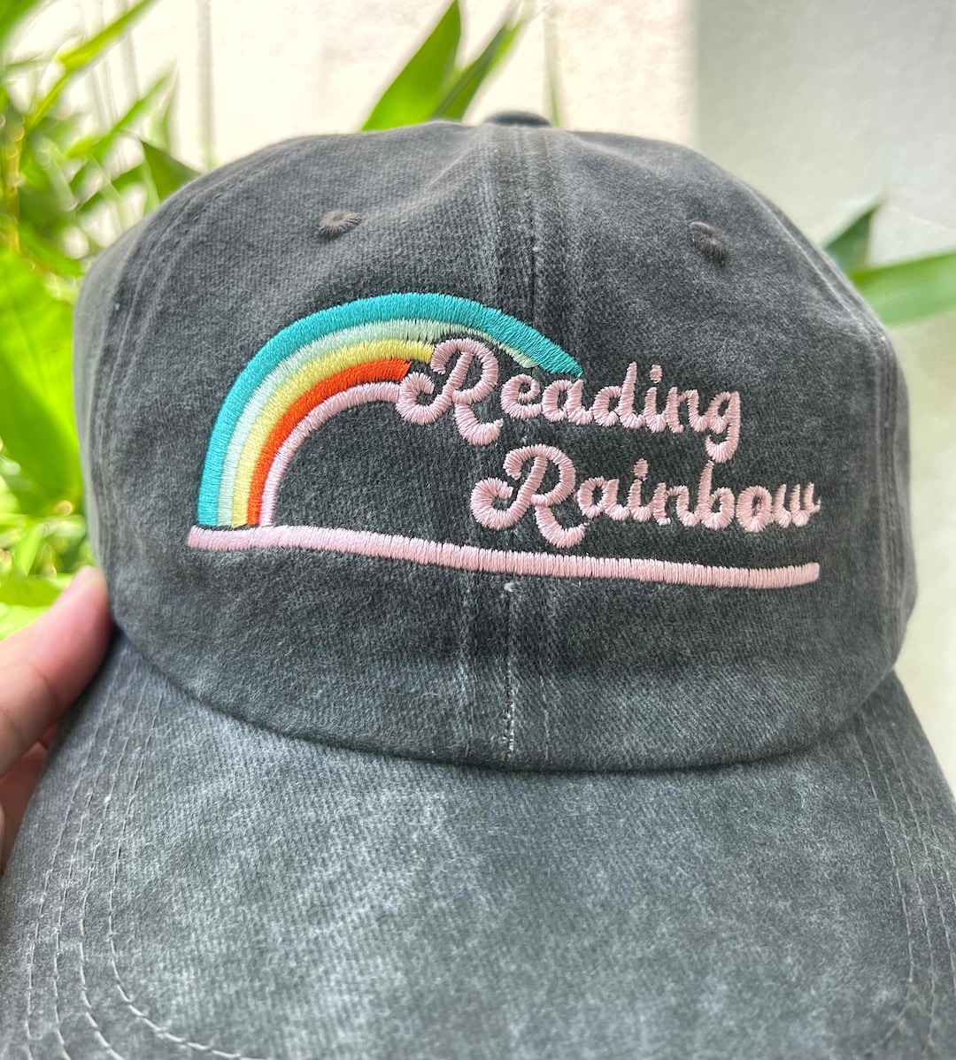 Reading Rainbow Hat, Reading Club Hats, Librarian Gift, Reading Hats ...
