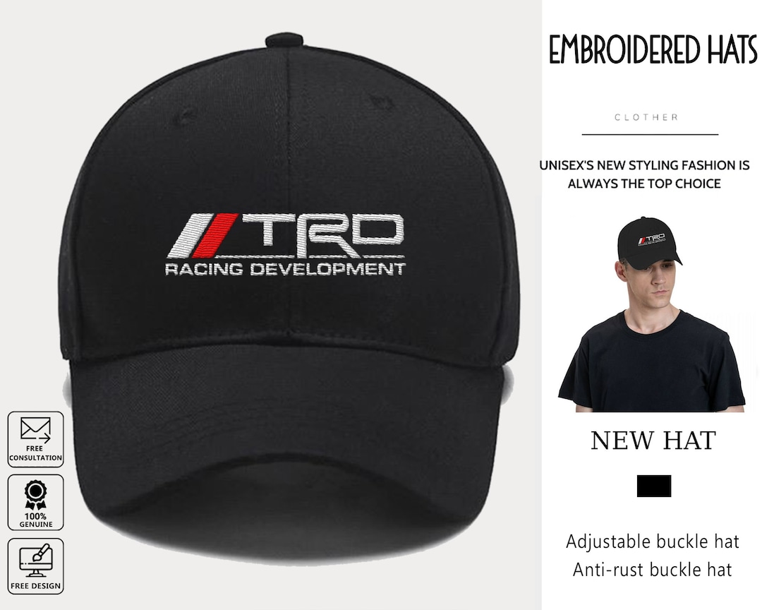 TRD Collection Embroidered Hats - Etsy