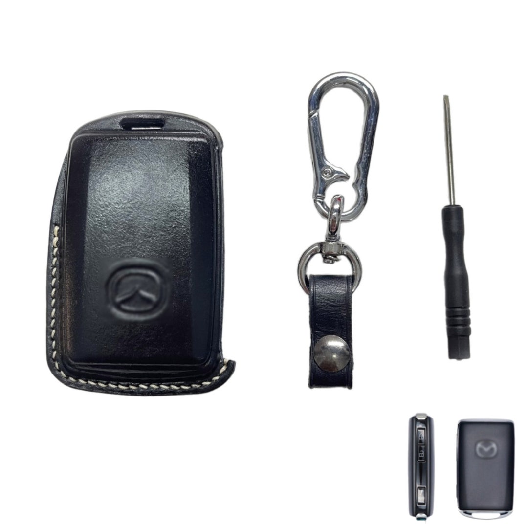 Mazda Leather Key Fob Cover Multi Color Keychains Keyless Keyring ...