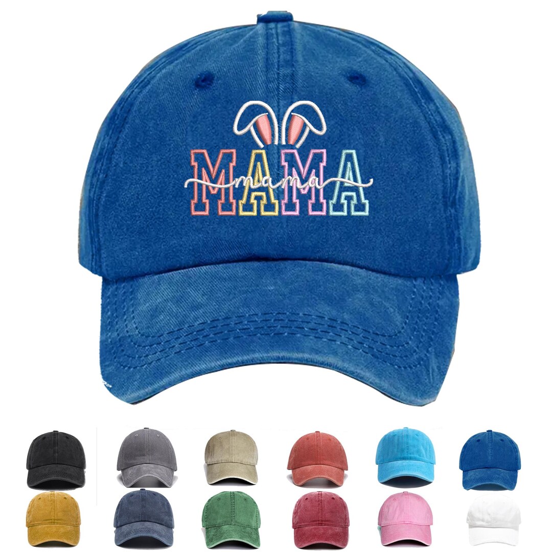 Custom Mama Embroidered Hat, Easter Mimi Hat, Easter Granny Hat, Easter ...