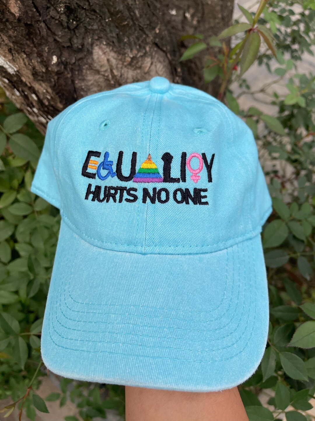 Equality Hurts No One Hats, Equal Rights Hats, LGBTQ Hats, Rainbow Hats ...