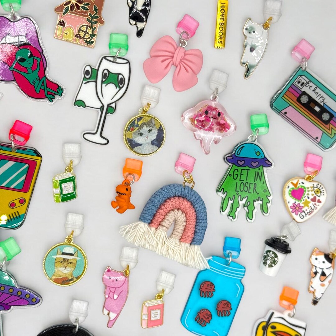 Cute Handmade Dust Plug Charms - USB-C, Micro USB, Lightning Port Cover ...