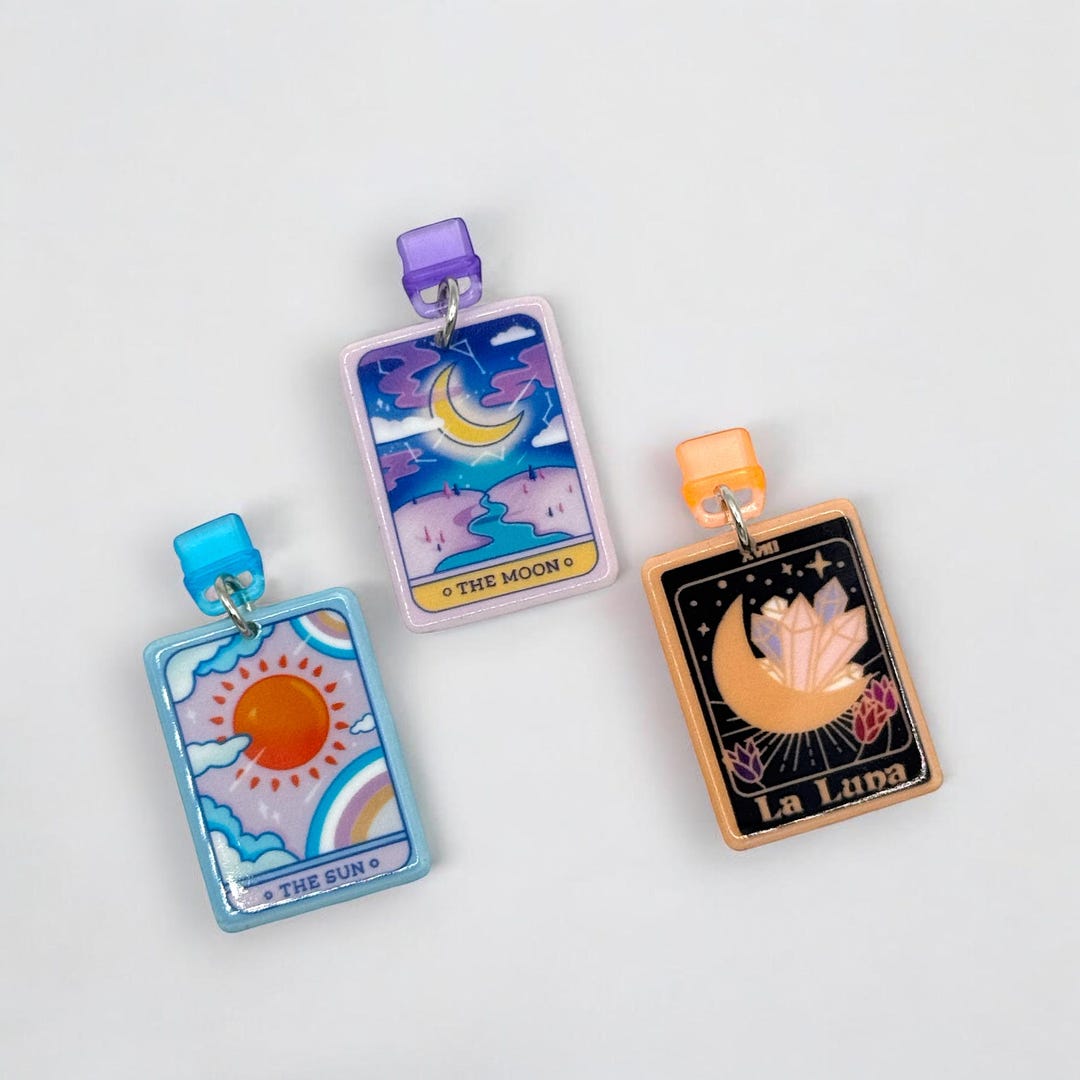 Tarot Card Dust Plug Charm - USB-C, Micro USB, Lightning Port Cover for ...