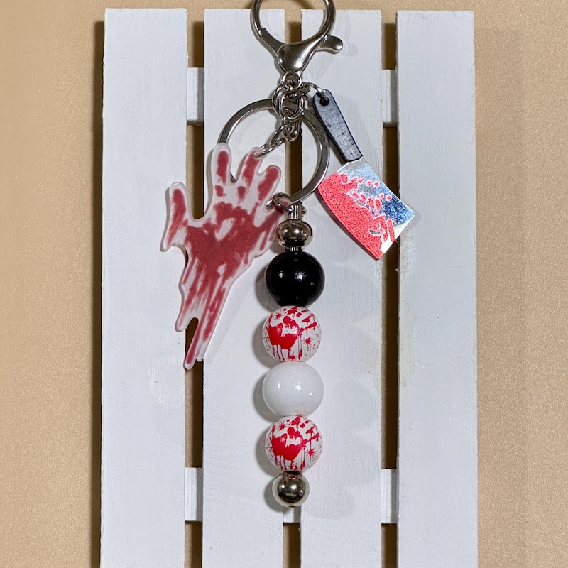 Handprint Keychain - Etsy