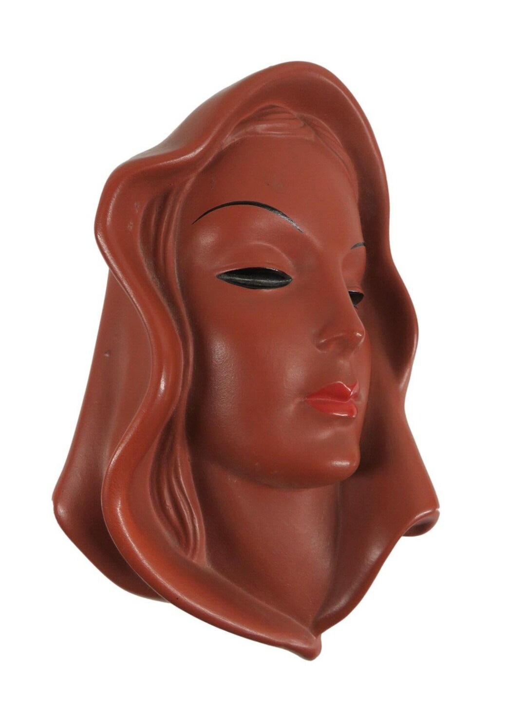 Goldscheider Ceramic Wall Mask Madonna - Etsy
