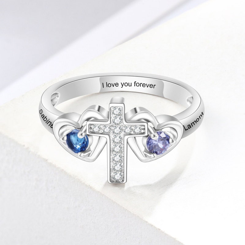 Cross Ring - Etsy