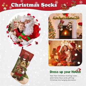 Personalized Family Christmas Stockings, 3D Christmas Stockings, 2025 ...