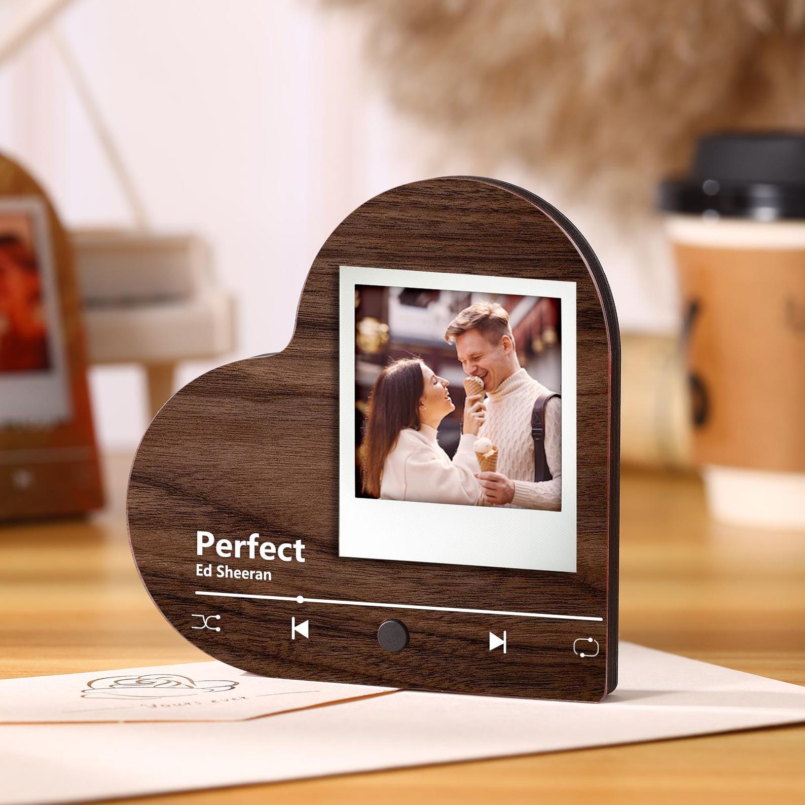 Personalized Photo & Song Fridge Magnet, Custom Music Refrigerator ...