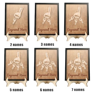 Fist Bump Sign Personalized Name Fist Bump Family Hands Fist Bump ...