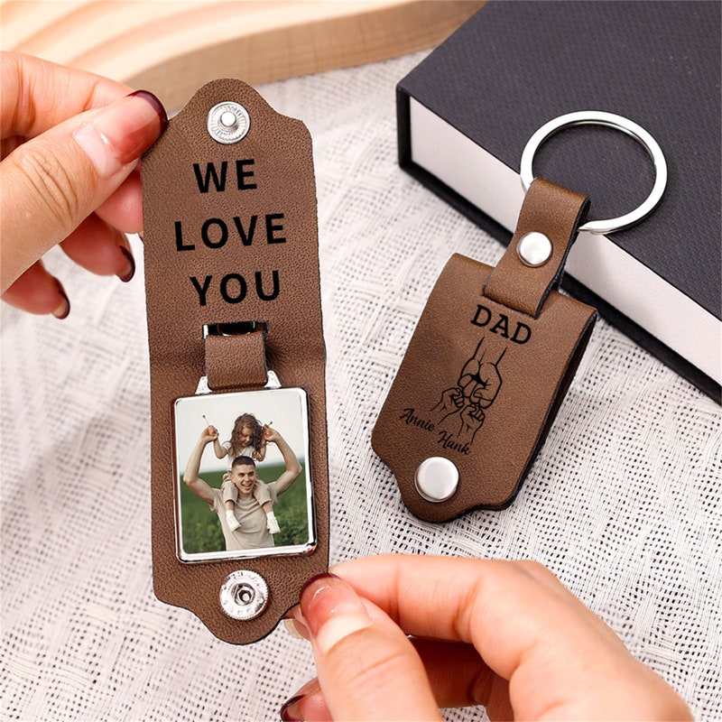 Father Keychain - Etsy