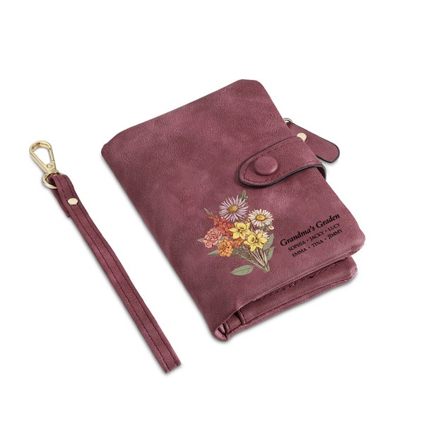 Flower Wallet - Etsy