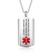 Customizable Medical Identification Necklace Emergency Medical Alert ID ...