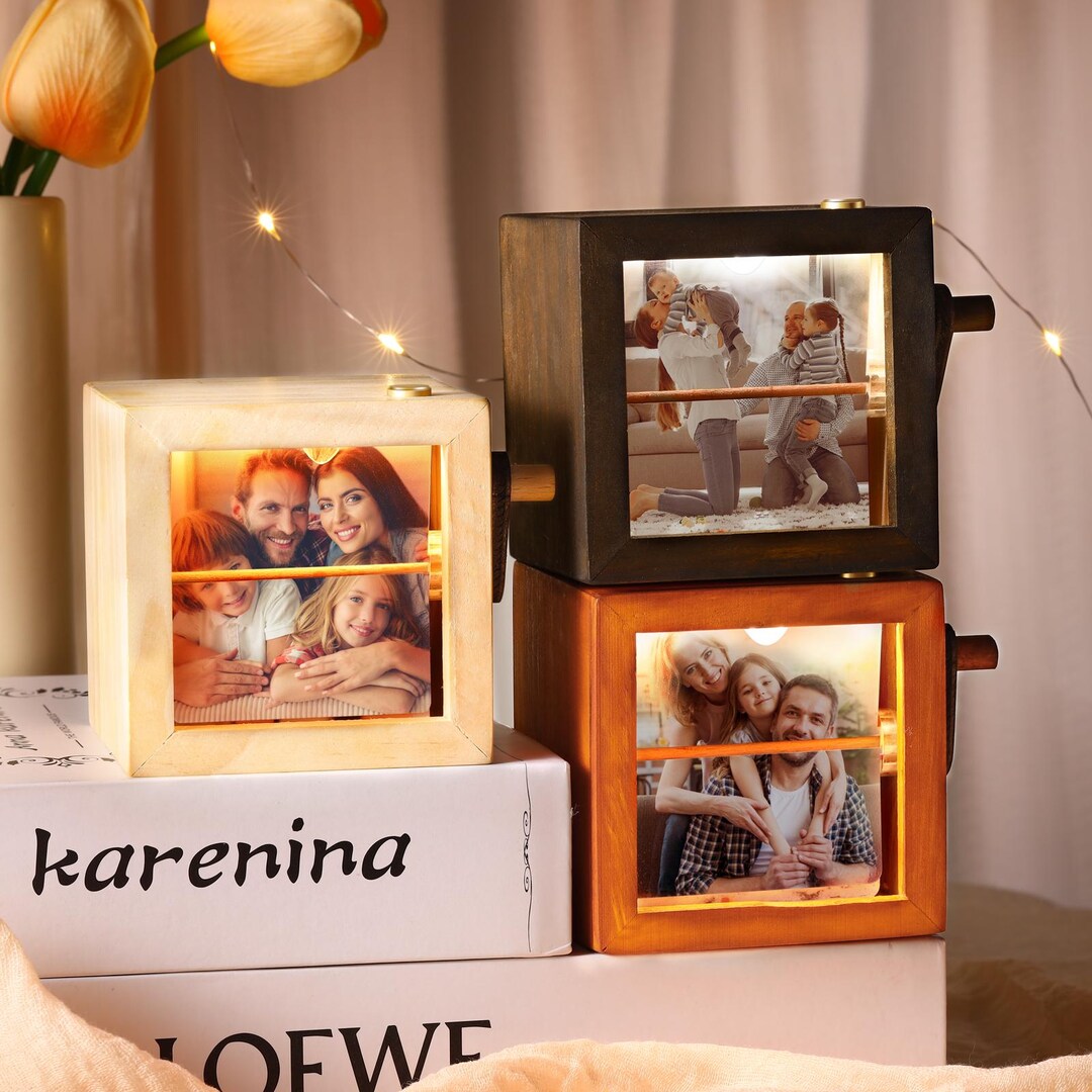 Custom Photo Album Flip Book Frame, Mechanical Hand Motion Photo Album ...