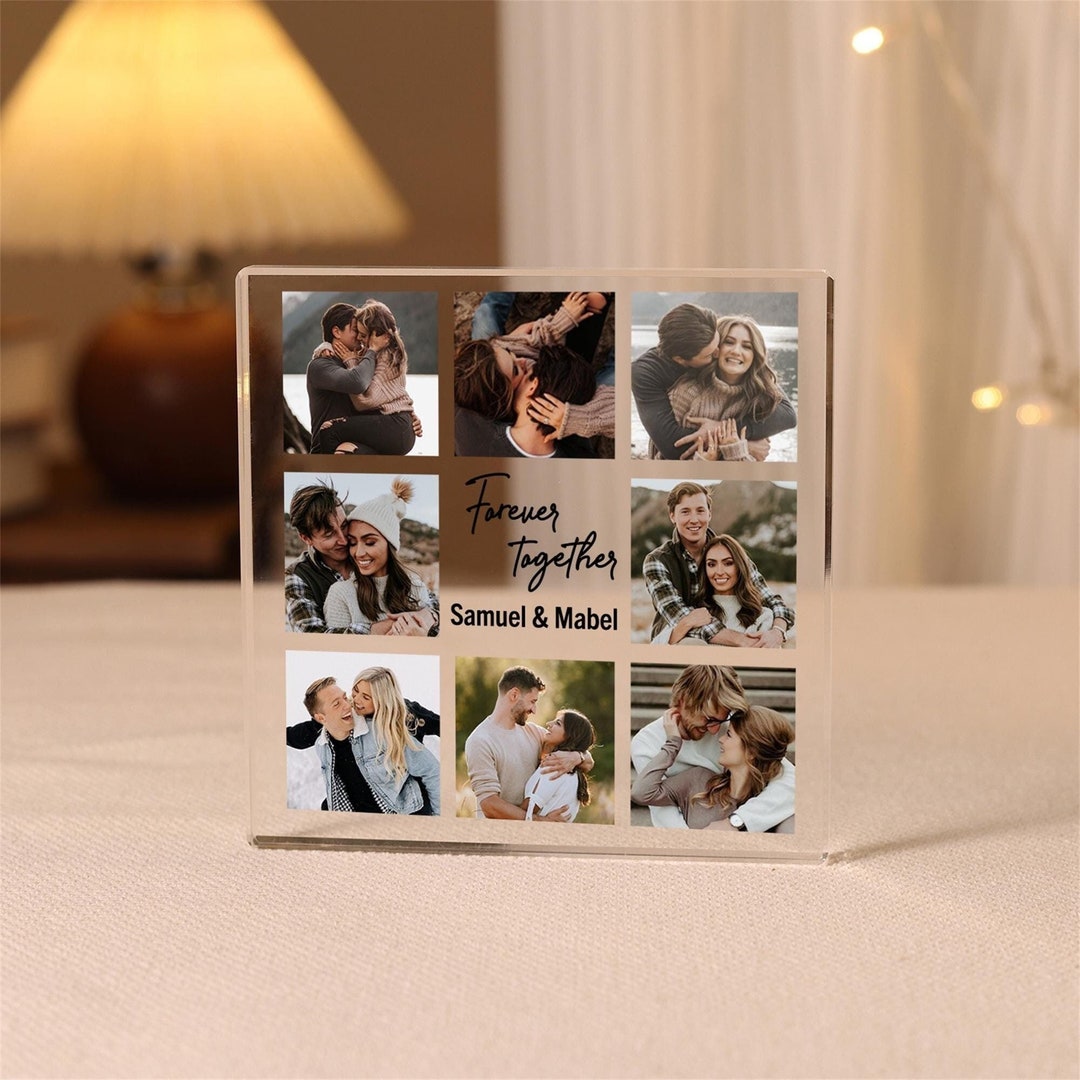 Custom Photo Acrylic Block, Photo Frame Plaque, Photo Keepsake ...