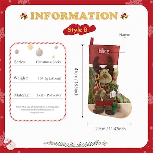 Personalized Family Christmas Stockings, 3D Christmas Stockings, 2025 ...