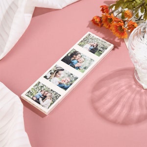 Personalized Custom 4 Photos Rectangle Building Block With Stand ...