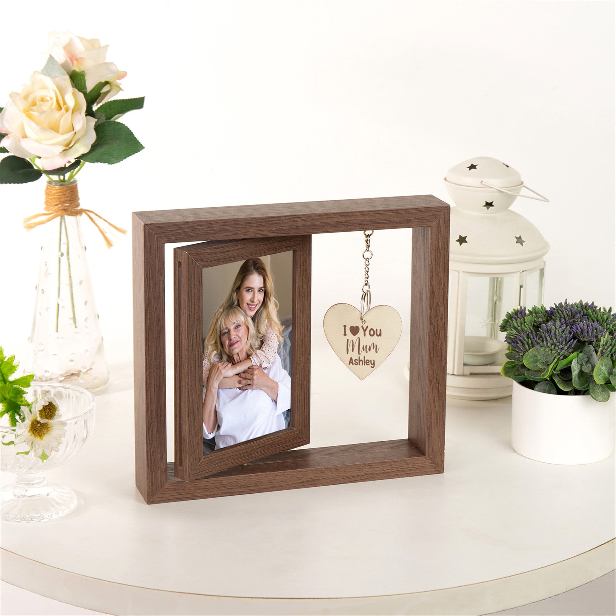 Mother's Day Personalised Wooden Photo Frame Family Picture Frame for ...