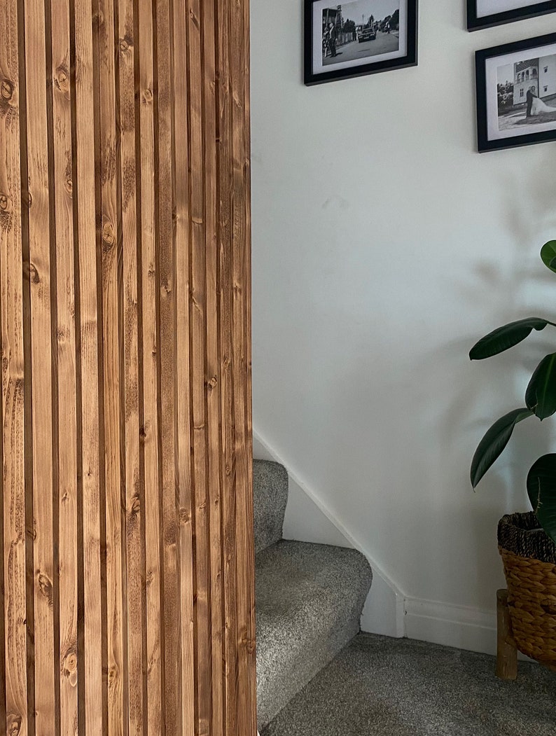 Solid Wood Wall Slats 1m Long for Self Installation 32x12mm - Etsy UK