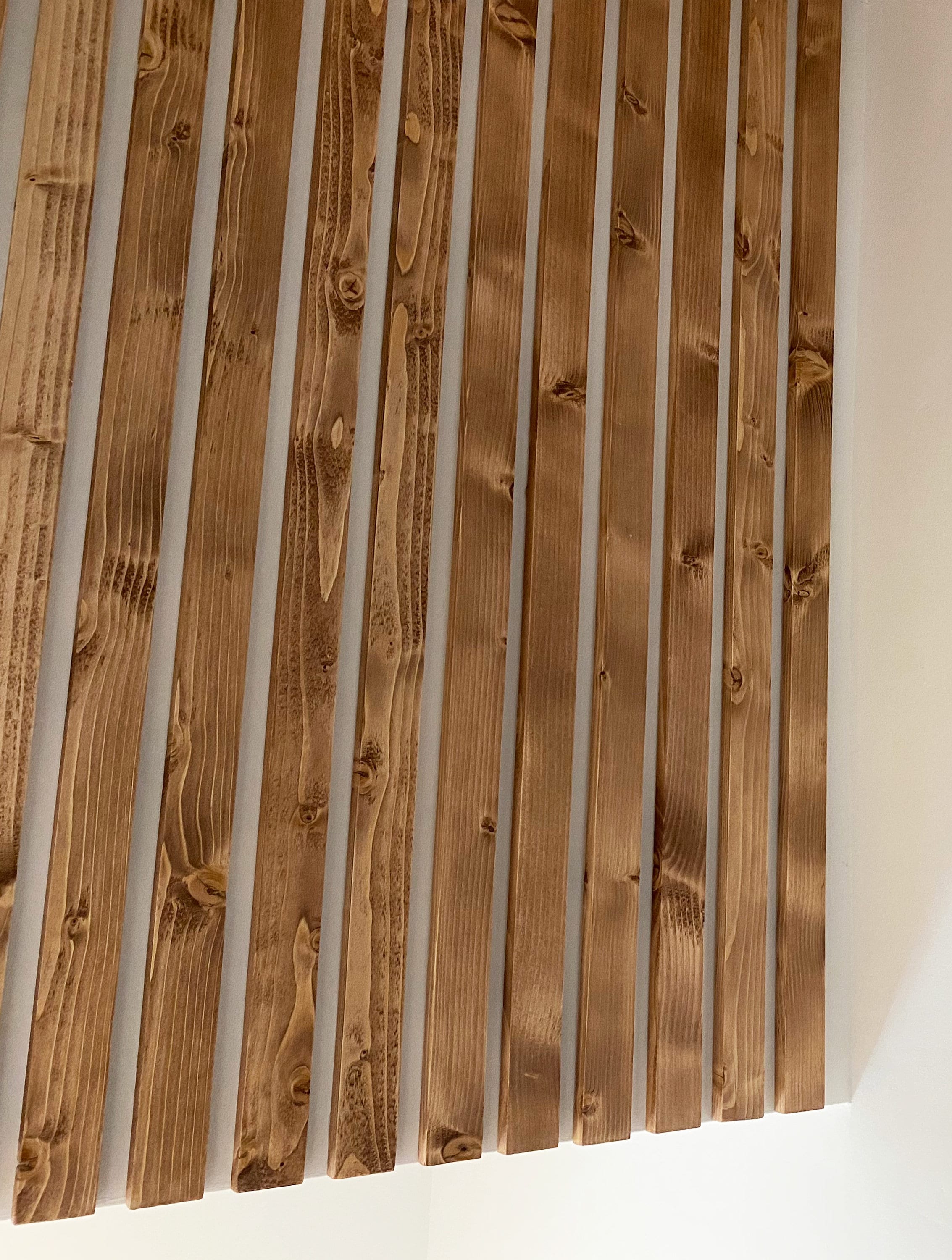 Solid Wood Wall Slats 1m Long for Self Installation 32x12mm - Etsy UK