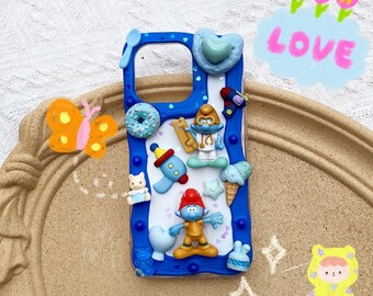 Iphone 13 Smurfs Case - Etsy