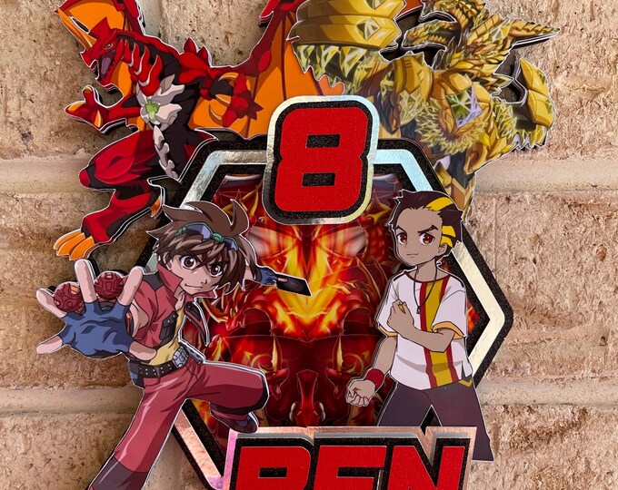 Bakugan Cake Topper/cake Toppers - Etsy