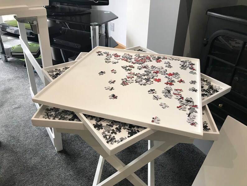 Custom Made Jigsaw Table With Sorting Trays for up to 2000 Piece ...